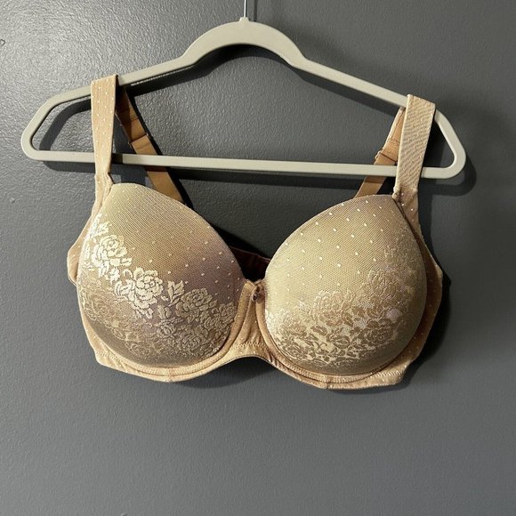 Soma Intimates And Sleepwear Soma Bra 38g Stunning Support Full Coverage Beige Tan Floral Lace